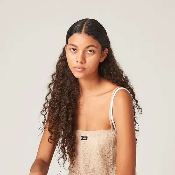 Miu Miu Cashmere And Silk Top - Albino White | Editorialist